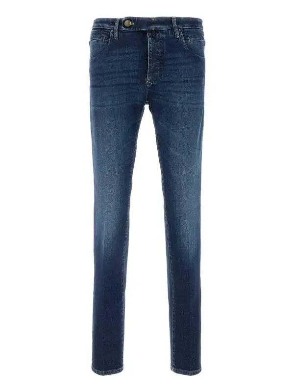 Incotex Stretch Slim Fit Jeans - Blue