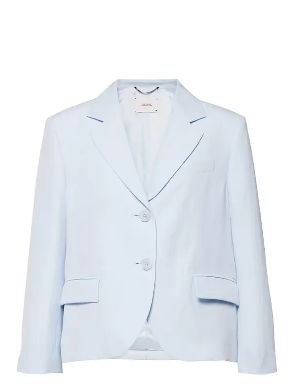 Dorothee Schumacher Summer Cruise Cropped Blazer - Blue