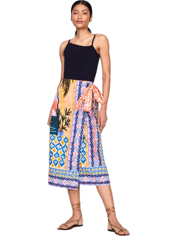 MARIE OLIVER Luna Printed Skirt - Vista