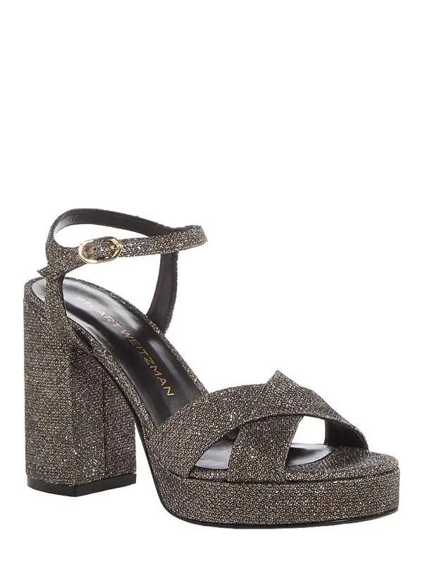 STUART WEITZMAN Dayna Platform Sandals - New Pyrite