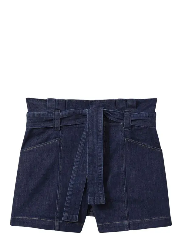 Paige Anessa High Rise Denim Shorts - Baltimore