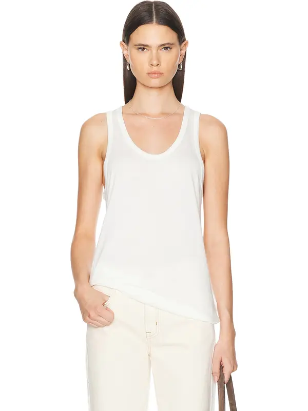 Eterne Loose Tank Top - Ivory