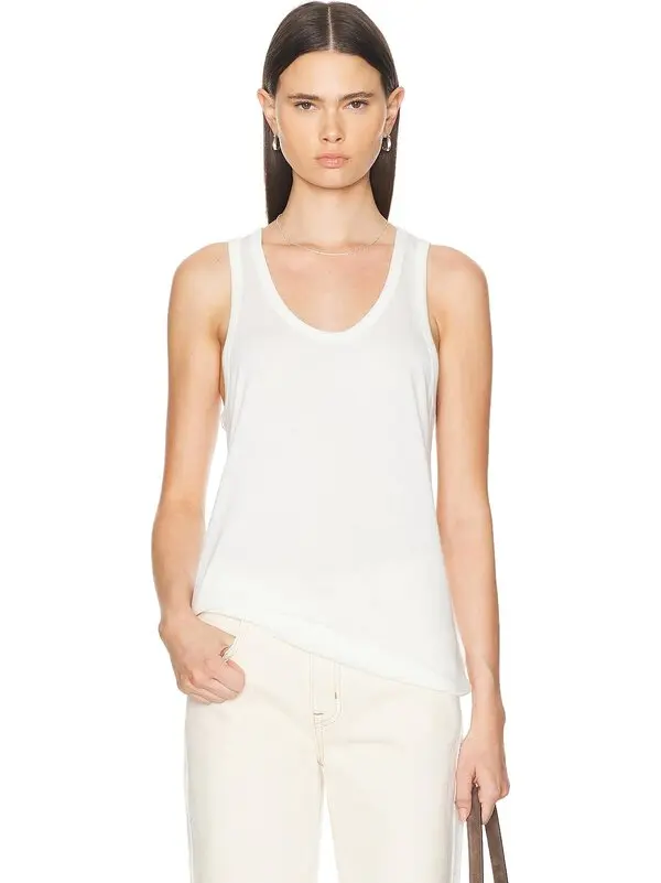 Eterne Loose Tank Top - Ivory