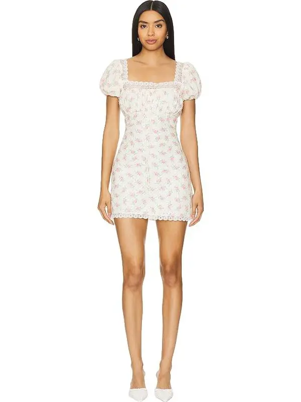 For Love & Lemons Maxine Mini Dress - Pink