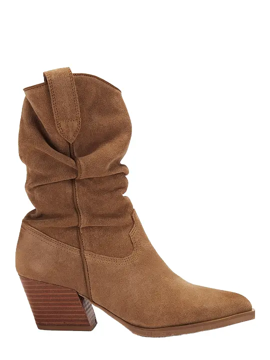 Steve Madden Taos Boots - Tan Suede