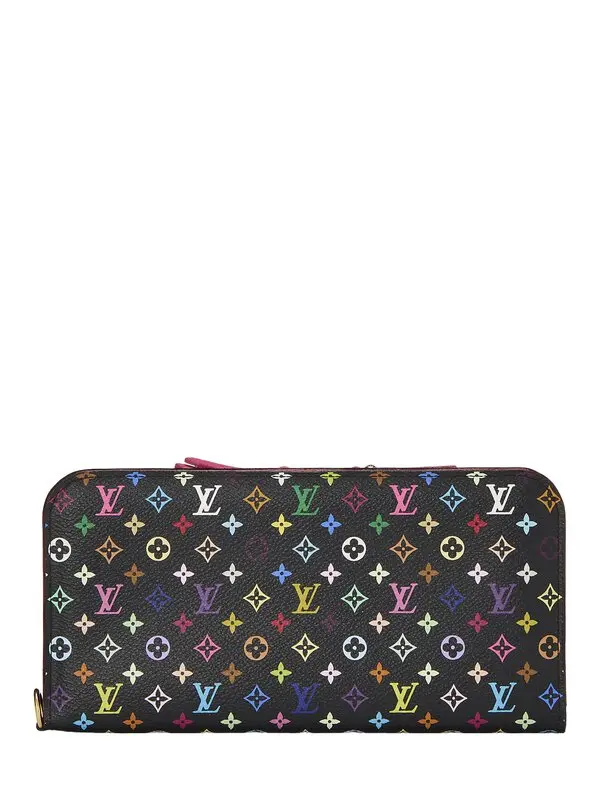 LOUIS VUITTON Takashi Murakami Monogram Multicolore Insolite Wallet - Black
