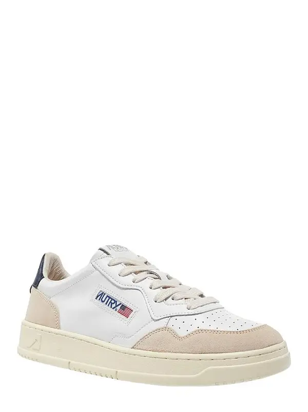 AUTRY Medalist Low Top Sneakers - White/blue