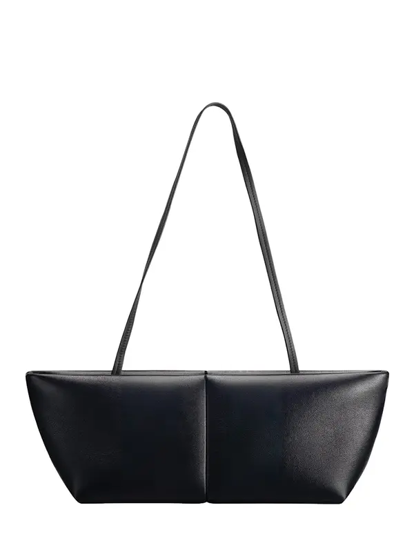 MAEDEN Boulevard Leather Shoulder Bag - Ink