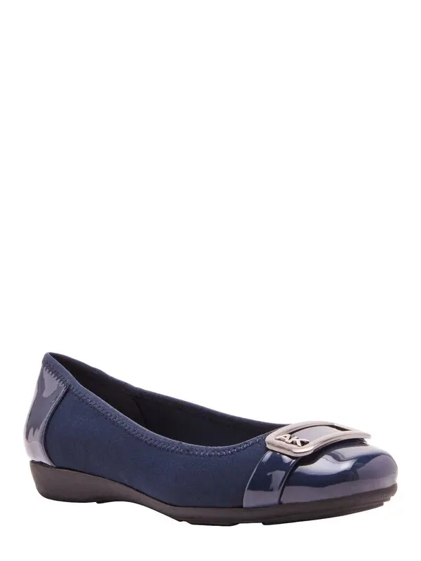 Anne Klein Olivera Ballet Flat - Navy
