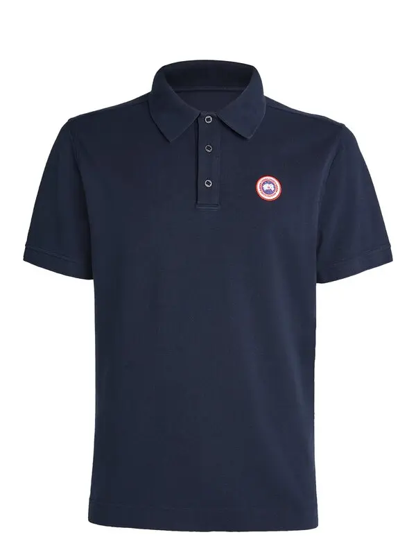 Canada Goose Logo Beckley Polo Shirt - Navy