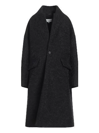 MAISON MARGIELA Cotton Blend Scuba Single-breasted Coat - Black