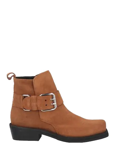 N°21 Ankle Boots In Leather - Beige