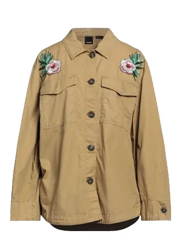 Pinko Cotton-blend Military Overshirt - Green