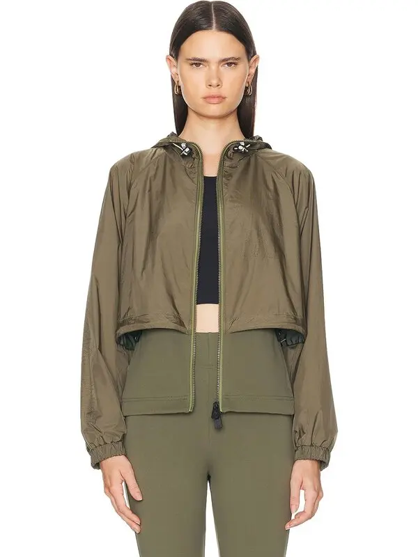 Moncler Zip Up Cardigan - Olive Green