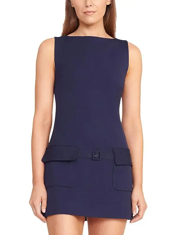 Staud Sheila Mini Dress - Navy