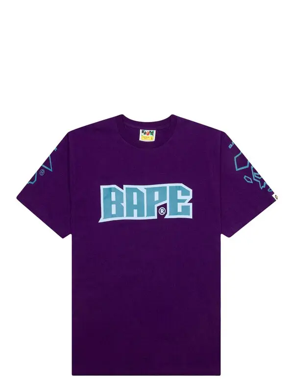 A BATHING APE Football Tee - Purple
