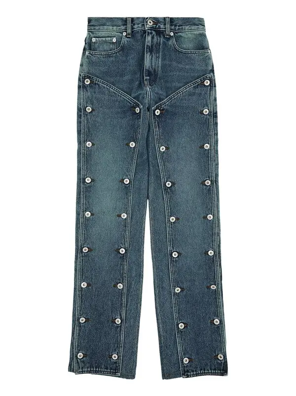 Y/project Evergreen Snap Off Jeans - Blue
