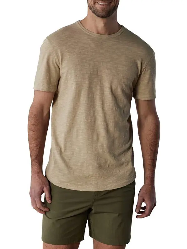 THE NORMAL BRAND Legacy Perfect Cotton T-shirt - Jute
