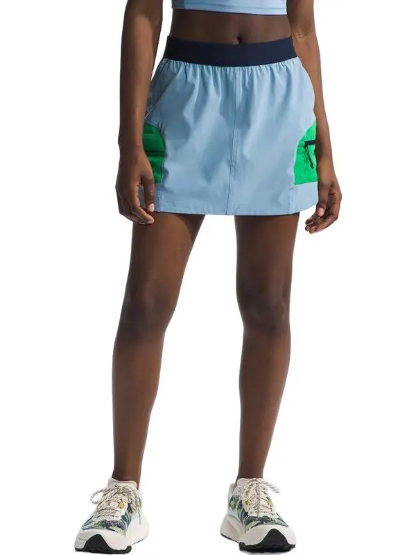The North Face Trailwear Okt Long Haul Skort - Steel Blue/optic Emerald