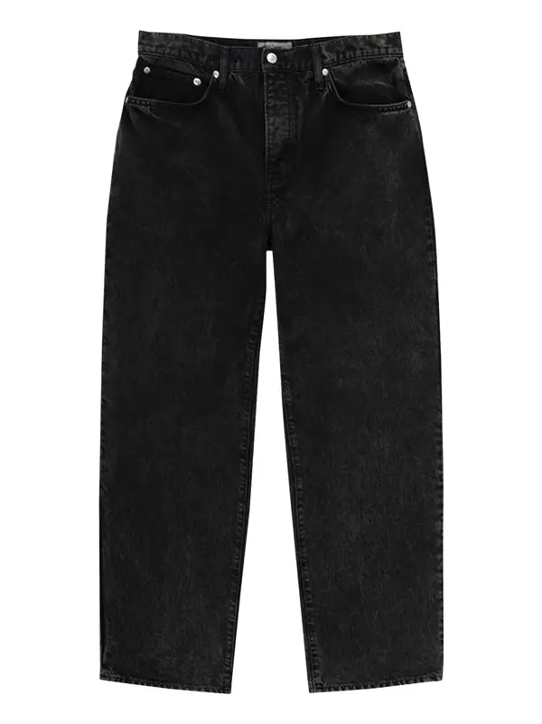 StÜssy Double Dye Big 'ol Jeans - Black