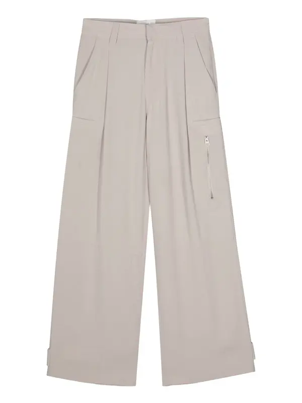 Ami Straight-leg Cargo Trousers - Neutrals