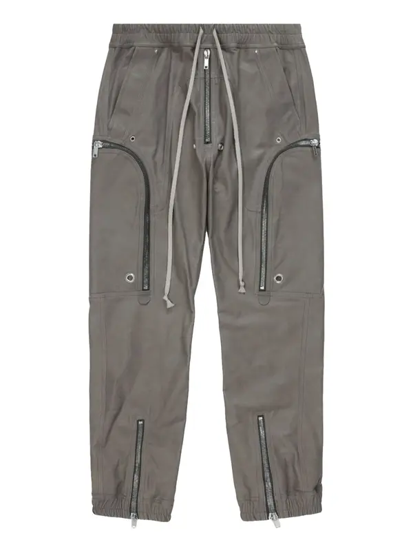 Rick Owens Bauhaus Tapered Cargo Trousers - Grey
