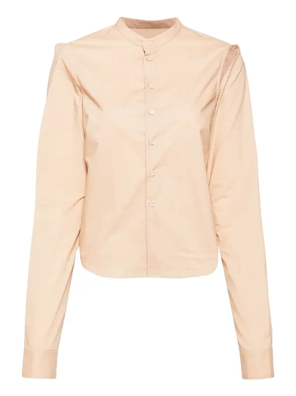 MAISON MARGIELA Cut-out Shirt - Brown