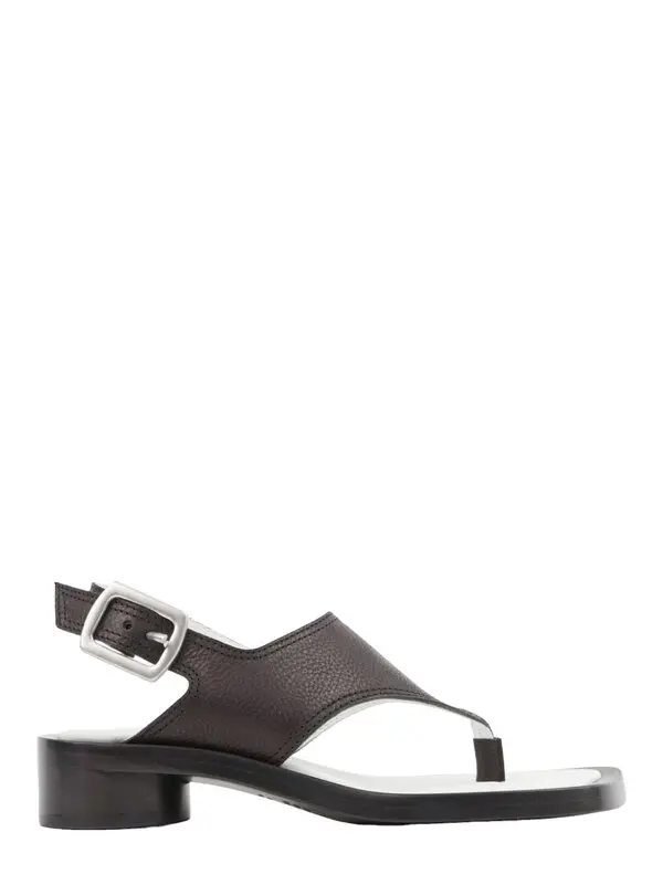 MAISON MARGIELA Anatomic 30mm Leather Sandals - Brown