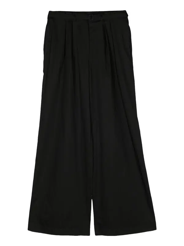 JOSEPH Tunis Cotton Trousers - Black