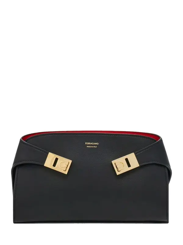 FERRAGAMO Mini Hug Crossbody Bag - Black