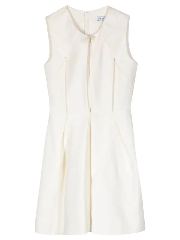 Dice Kayek Sleeveless Mini Dress - Neutrals
