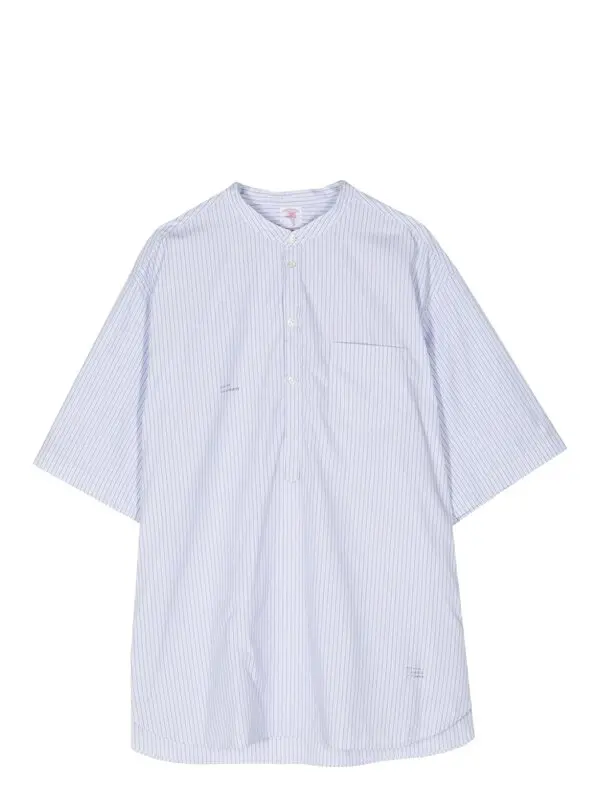 UNDERCOVERISM Striped Cotton Shirt - Blue