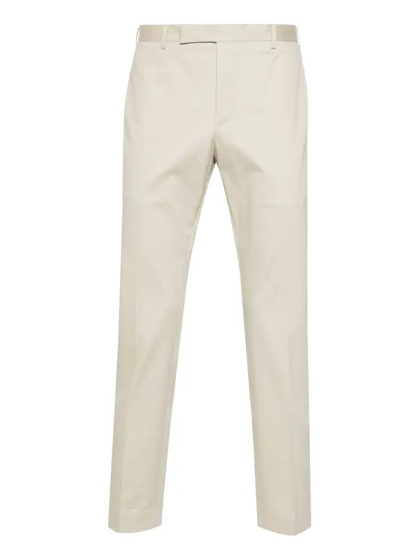 PT TORINO Pressed-crease Trousers - Neutrals