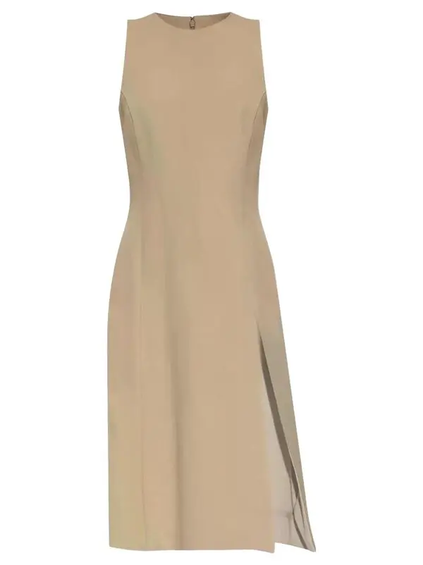 Ami Virgin-wool Midi Dress - Neutrals