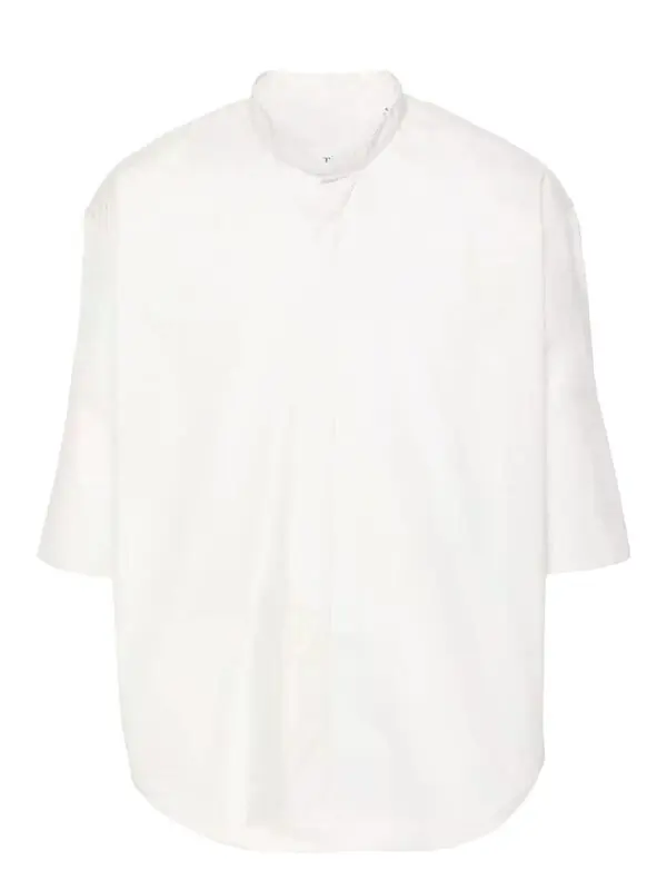 Ami Band-collar Shirt - White