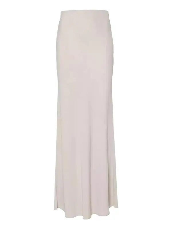 Ami Bias-cut Maxi Skirt - Neutrals