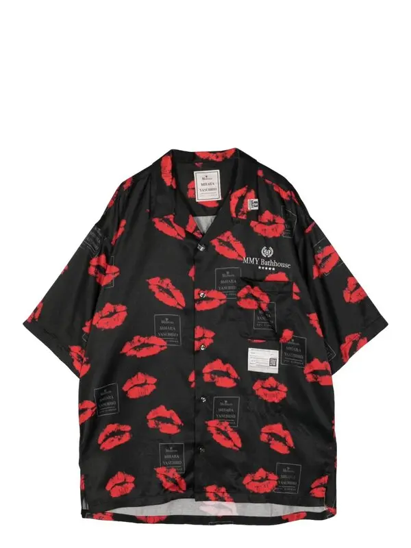 Mihara Yasuhiro Graphic-print Shirt - Black