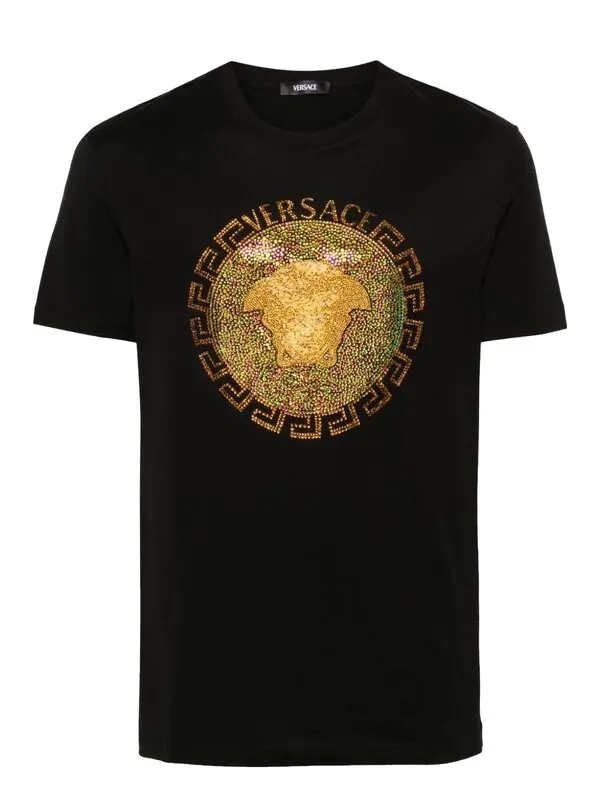 Versace Medusa Head-motif T-shirt - Black
