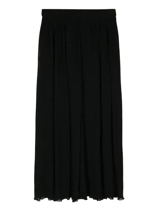 CFCL Chiffon Midi Skirt - Black