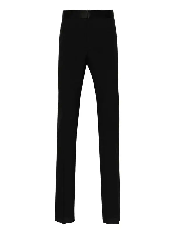 Givenchy Straight-leg Wool Trousers - Black