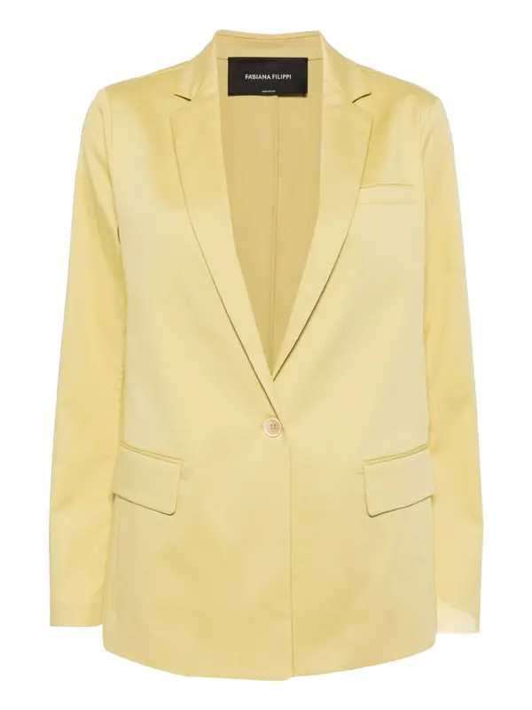 Fabiana Filippi Single-breasted Blazer - Yellow