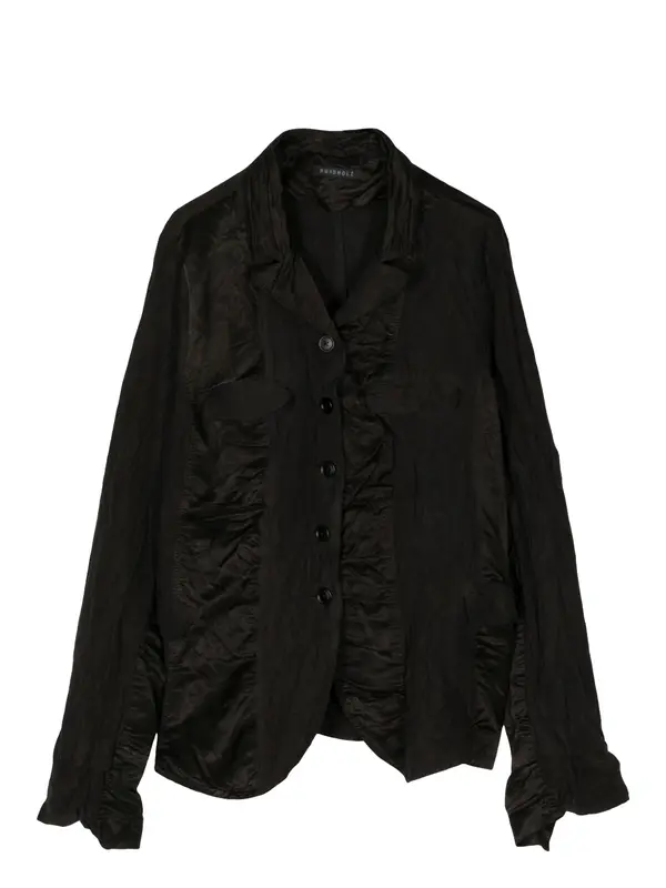 RUNDHOLZ Linen-blend Jacket - Black