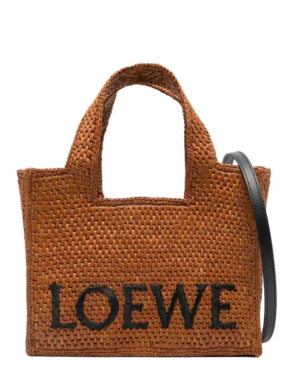 Loewe Raffia Tote Bag - Brown