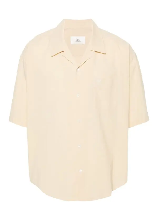 Ami De Coeur Cotton Shirt - Neutrals