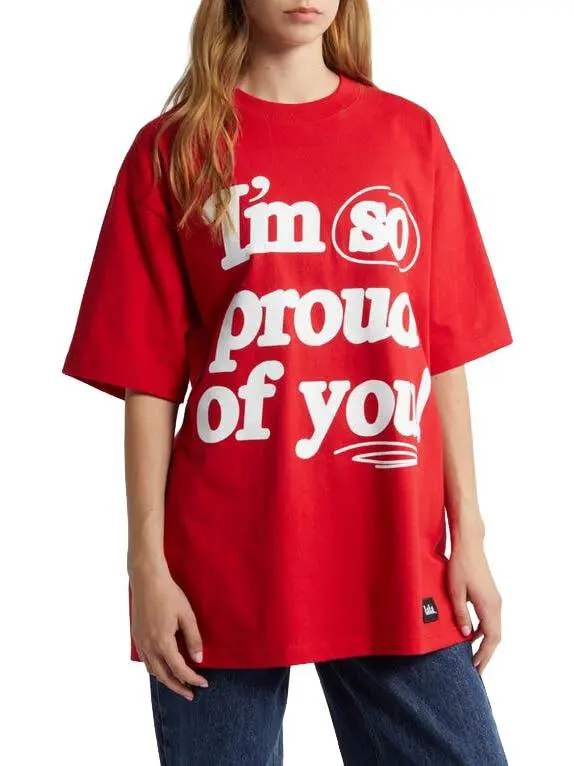 DRESSED IN LALA Graphic T-shirt - Red