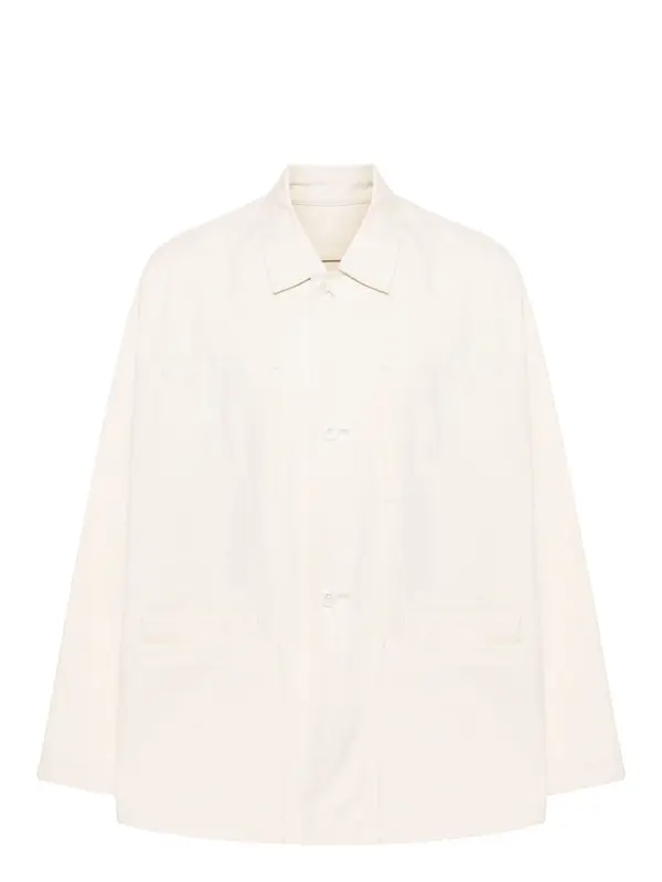 LEMAIRE Cotton Shirt Jacket - Neutrals