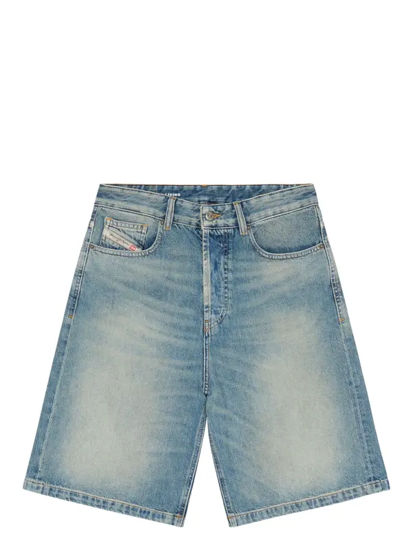 DIESEL® De-sire Washed Denim Shorts - Blue
