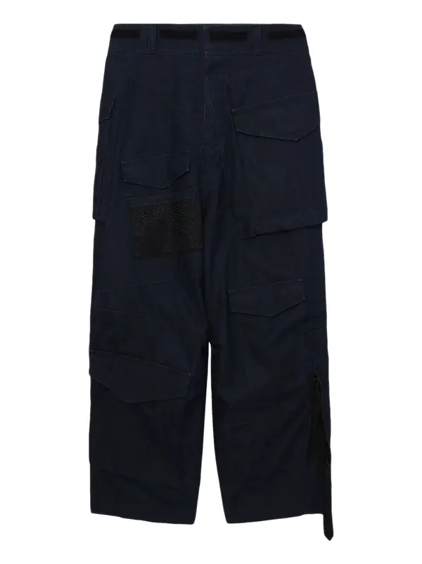 Junya Watanabe Wide-leg Cargo Trousers - Blue