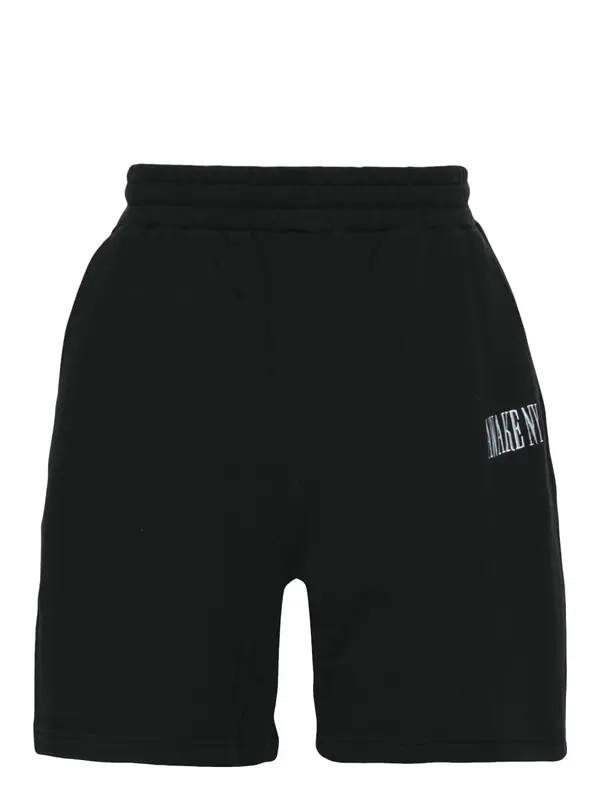 AWAKE NY Logo-embroidered Track Shorts - Black