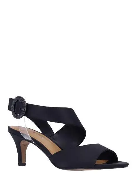 J. Reneé Safira Ankle Strap Sandals - Black